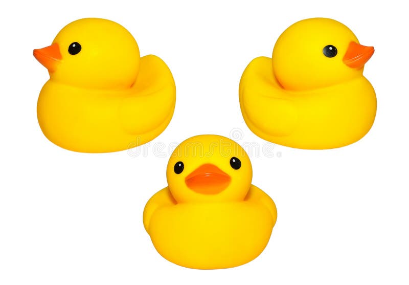 Yellow duck isolated stock photo. Image of child, dicut - 77689614