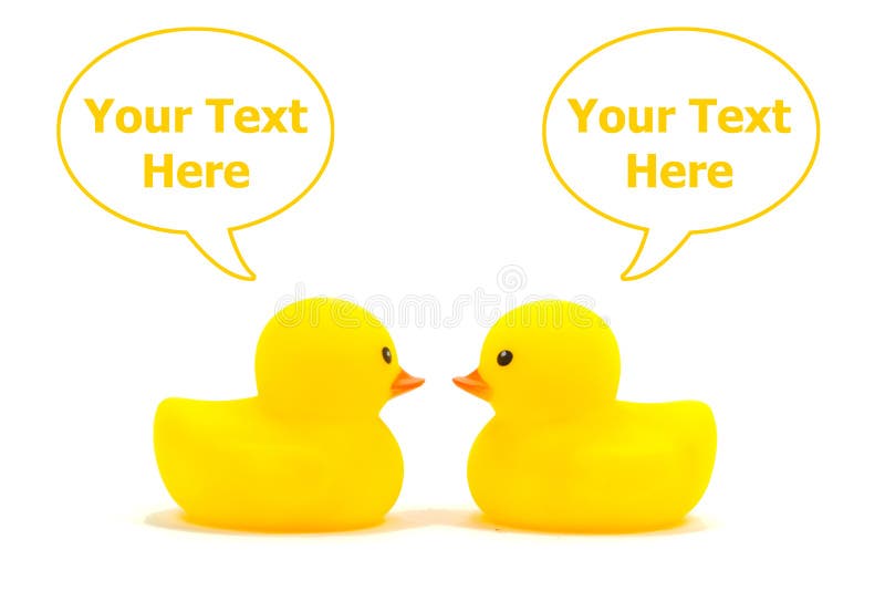 Yellow duck stock photo. Image of animal, duckie, speak - 59919032