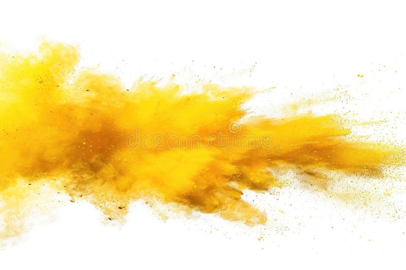A Yellow Dust Cloud Suspended in Mid-air, Creating a Unique and ...