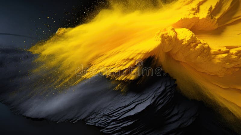 Yellow Dust Storm stock illustration. Illustration of color - 365183907