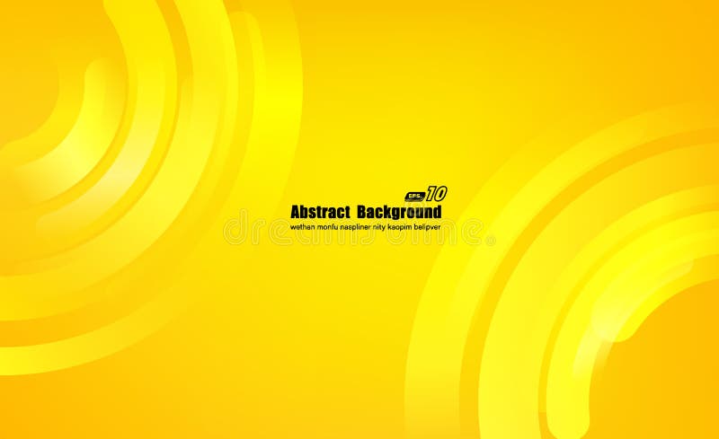 Yellow Dynamic Abstract Background. Modern Yellow Color Stock Vector ...