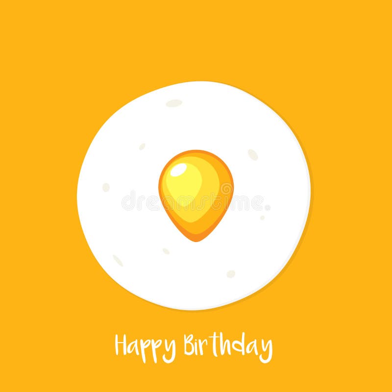 Yellow Egg Shape Like Balloon Stock Vector - Illustration of cartoon ...