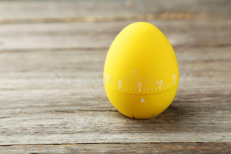 Yellow Egg Timer Isolated on White Stock Photo - Image of background ...