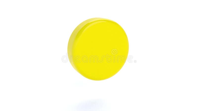 Yellow Element Game Control Om White 3d Stock Illustration ...