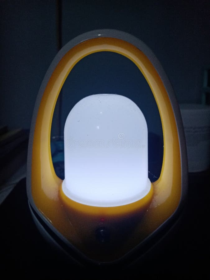 Emergency Light Running Out of Battery Stock Image - Image of battery ...