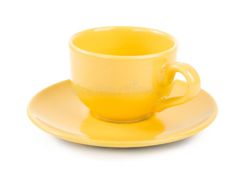 Yellow empty cup stock image. Image of clean, yellow - 29022065