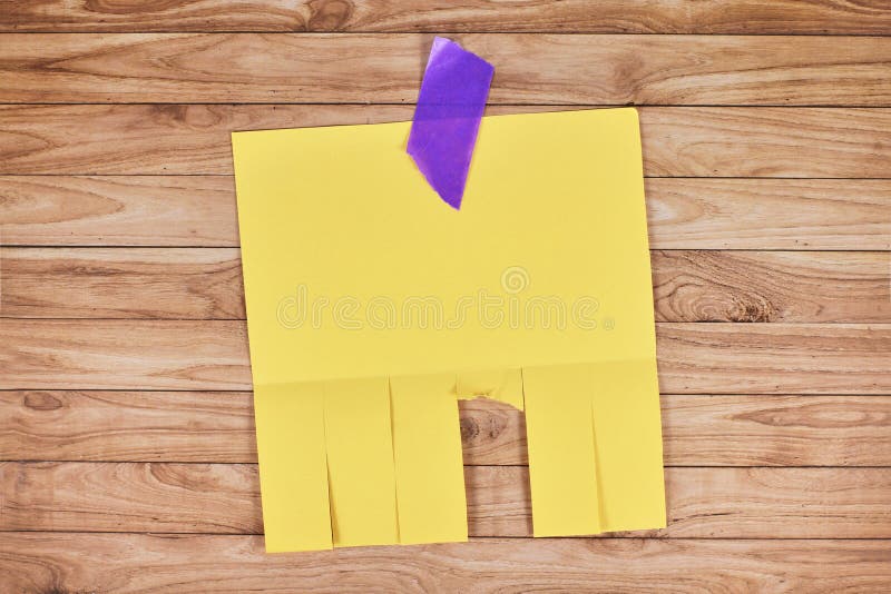 Tear-off Stub Note with Text `Take a Chance` Stock Image - Image of ...