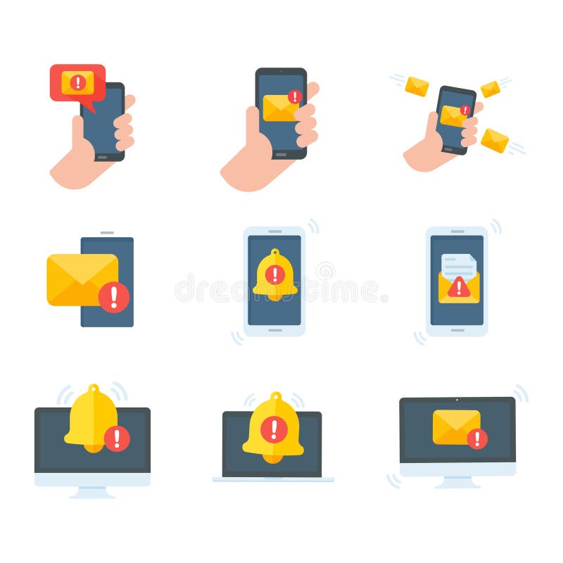 Yellow Envelope. the Concept of Communication and Email Notification ...