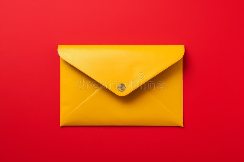 Yellow Envelope. Generate Ai Stock Illustration - Illustration of human ...