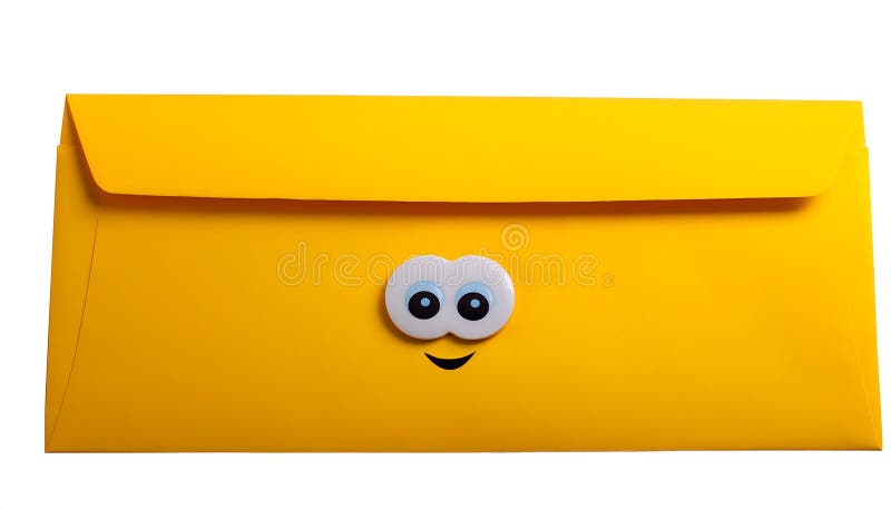 A Yellow Envelope is Shown with an Emoji Peeking Out, Symbolizing a ...