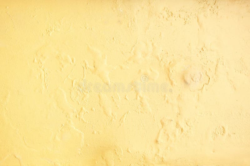 Cracked Yellow Paint Color Concrete Wall,texture Background Stock Photo ...