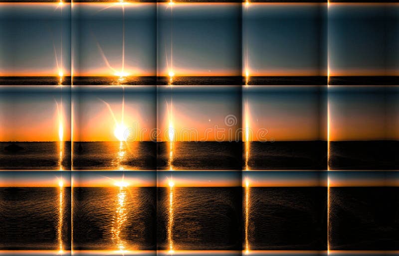 Yellow Evening Sunset Dream Warm Colored Abstract Creative Background ...