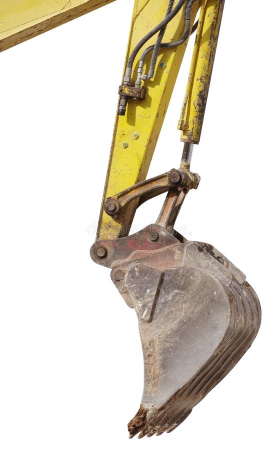 Yellow excavator machines stock image. Image of site - 176042431