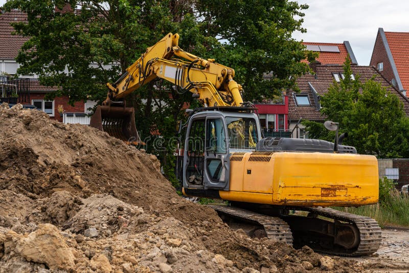 Construction Site with Reinforcement for the Construction of the ...