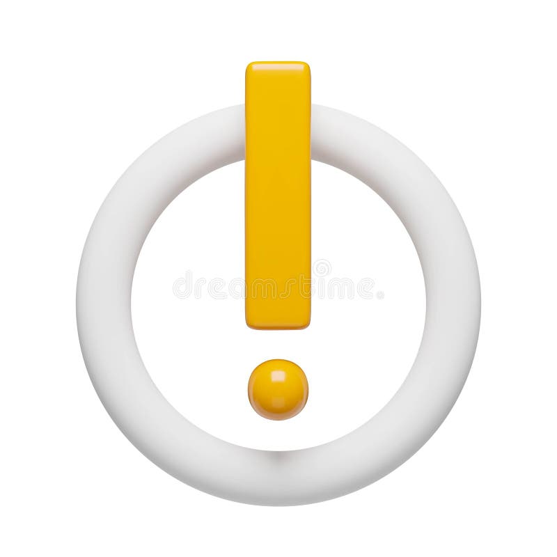 Circle Exclamation Icon Mark Yellow Stock Illustrations – 1,275 Circle ...