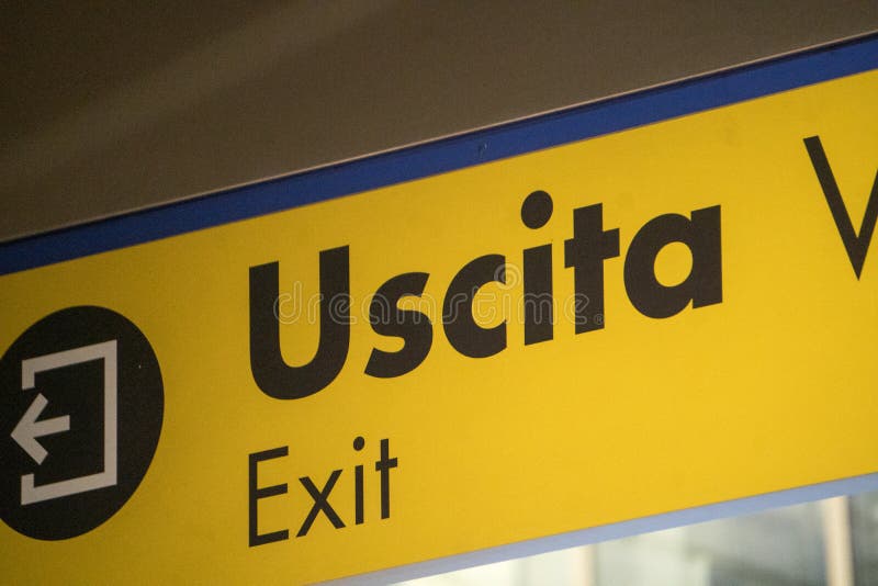 204 Italian Sign Exit Stock Photos - Free & Royalty-Free Stock Photos ...