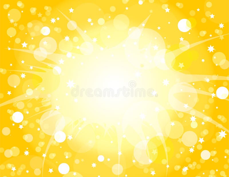 Yellow Explosion Background Stock Vector - Illustration of shape ...