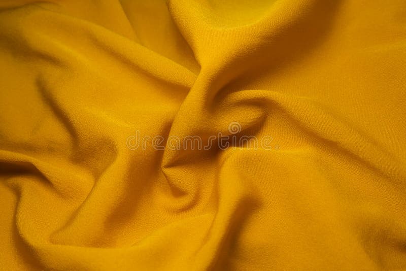 Yellow Fabric Background. Yellow Fabric Cloth Textile Material. Stock ...