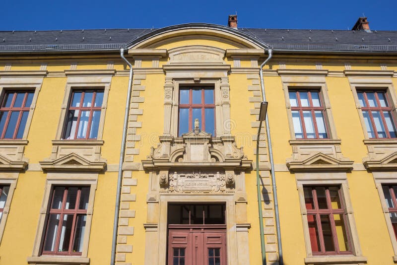 Yellow Facade of a Historic Building in Helmstedt Editorial Photo ...