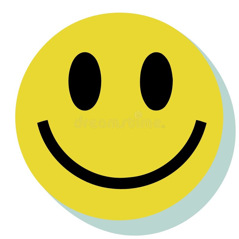 Yellow Face Icon Smiling Happy Stock Vector - Illustration of smiling ...