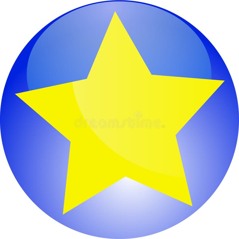 Yellow Favorite Bookmark stock illustration. Illustration of mark - 7214368