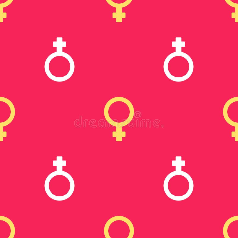 Female Gender Symbol Seamless Stock Illustrations 1 406 Female Gender