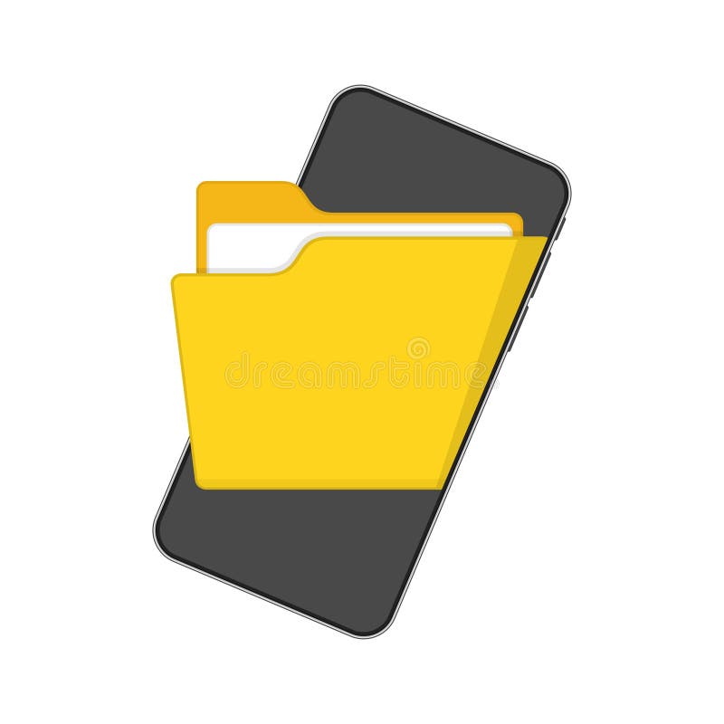 Colorful file folder set stock vector. Illustration of isolated - 299813931