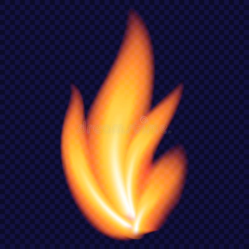 Yellow Fire Concept Background, Realistic Style Stock Vector ...