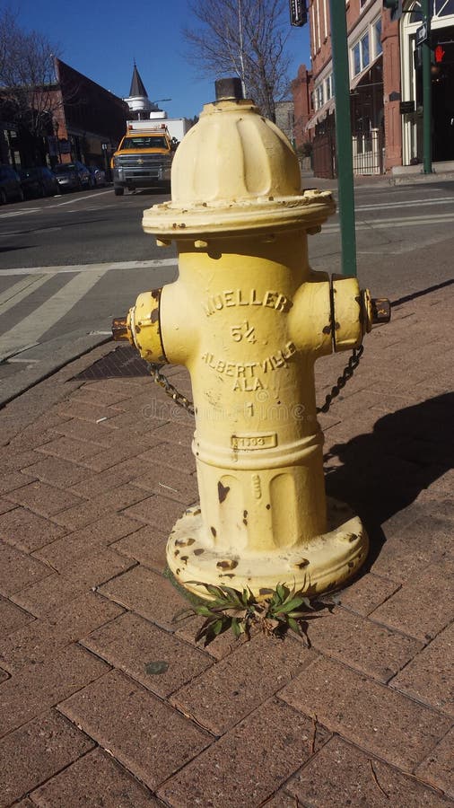 Yellow fire hydrant editorial photography. Image of yellow - 80241472