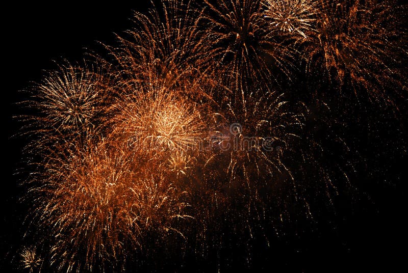 Yellow fireworks stock image. Image of fiesta, firework - 2685657