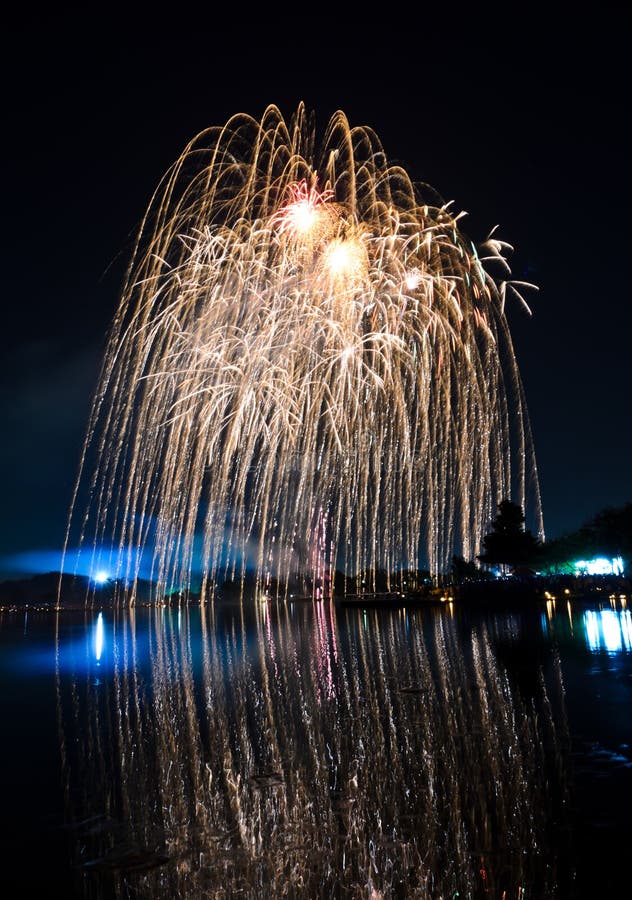 Yellow fireworks stock photo. Image of black, burst, festive - 28098576