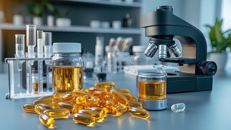 Capsules Laboratory Setting Microscope Stock Photos - Free & Royalty ...