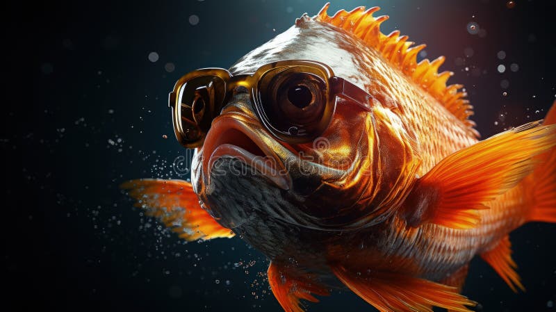 Cool Fish Sunglasses Stock Illustrations – 267 Cool Fish Sunglasses ...