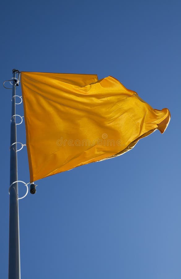 Yellow flag stock image. Image of flap, wrinkled, intensive - 18903253