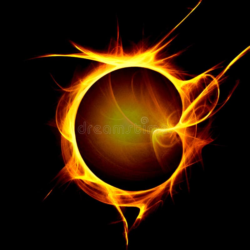 Yellow Flame stock illustration. Illustration of glow - 5151430