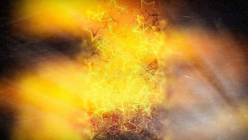 Yellow Flame Heat Beautiful Elegant Illustration Graphic Art Design ...