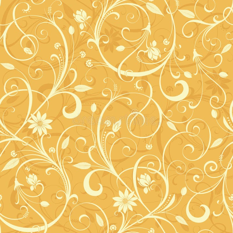 Yellow Floral Pattern Stock Illustrations – 447,326 Yellow Floral ...