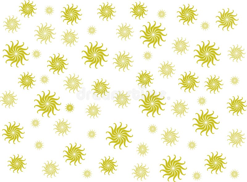 Yellow flower design stock illustration. Illustration of colour - 95488542
