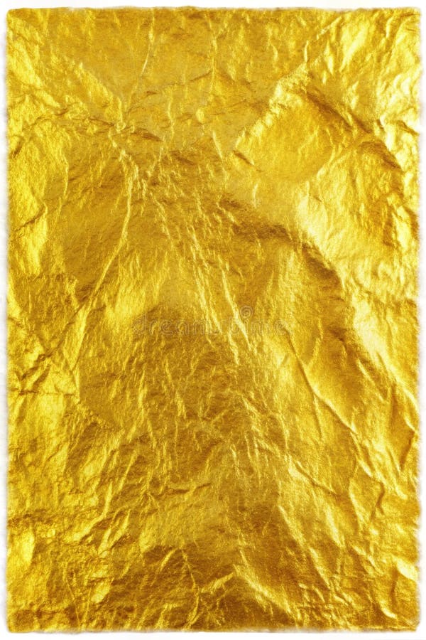 Yellow Foil Ink Texture Illustration, Shiny Metallic Effect Stock ...