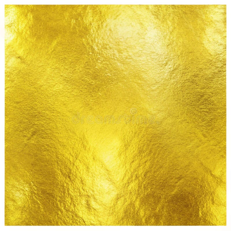 Yellow Foil Ink Texture Illustration, Shiny Metallic Effect Stock ...