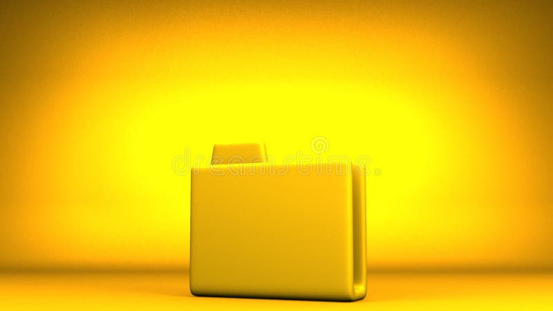 Yellow Folder and Documents on Yellow Background Stock Footage - Video ...