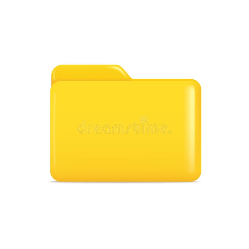 Yellow Folder Icon with Dollar Sign. Vector Stock Vector - Illustration ...