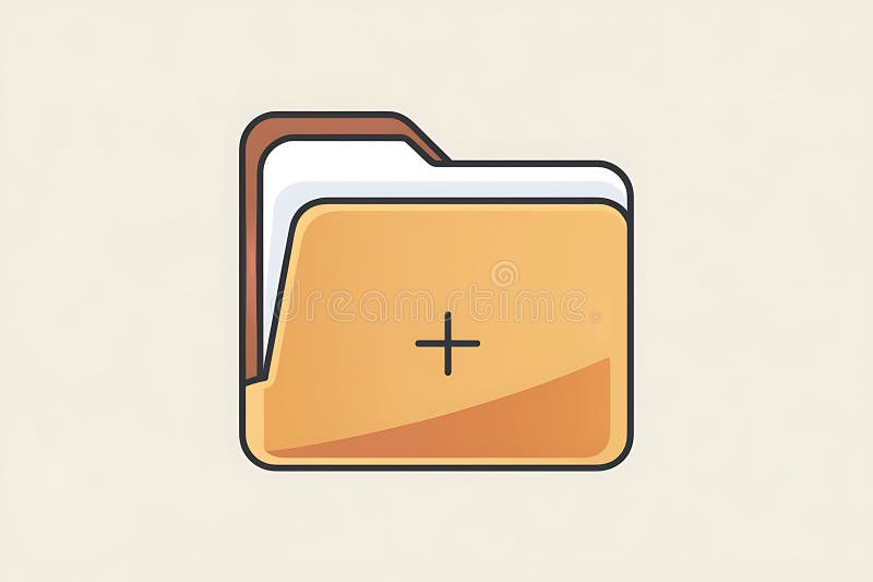 New Folder Icon Add Files, Data, Documents, Organization Stock ...