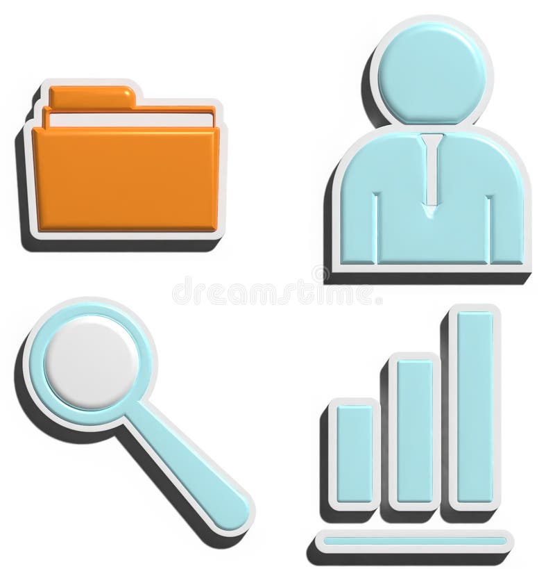 Yellow Folder, Magnifying Glass and Inspector. Document Control Concept ...