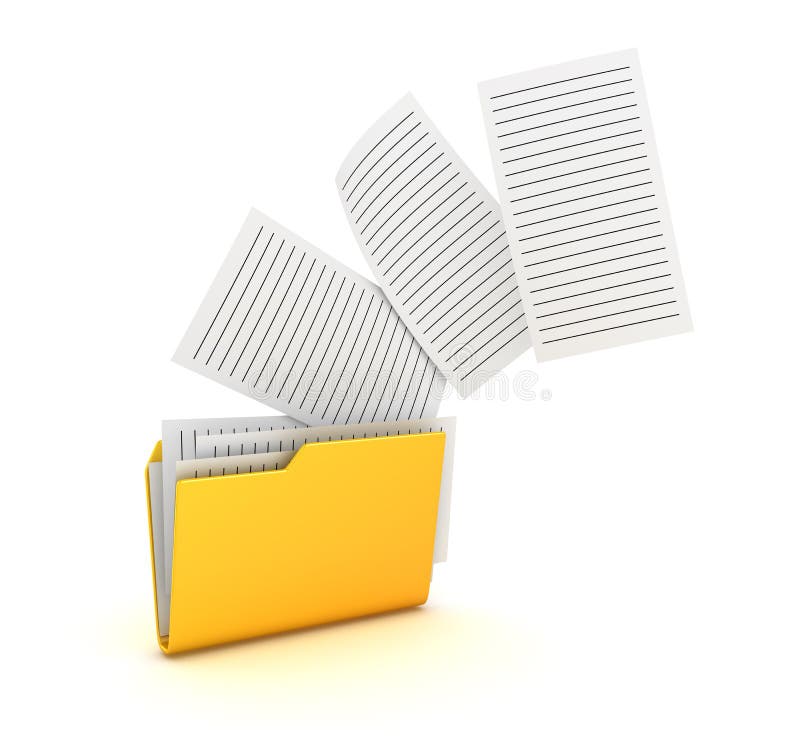 Folder icon with zip stock illustration. Illustration of document ...