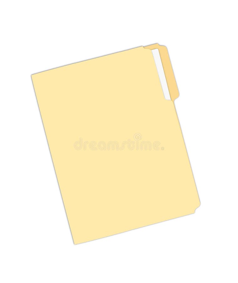 Yellow Folder stock illustration. Illustration of organize - 75788558