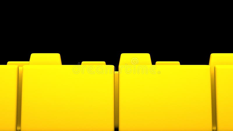 Yellow Folders and Documents on White Background Stock Video - Video of ...