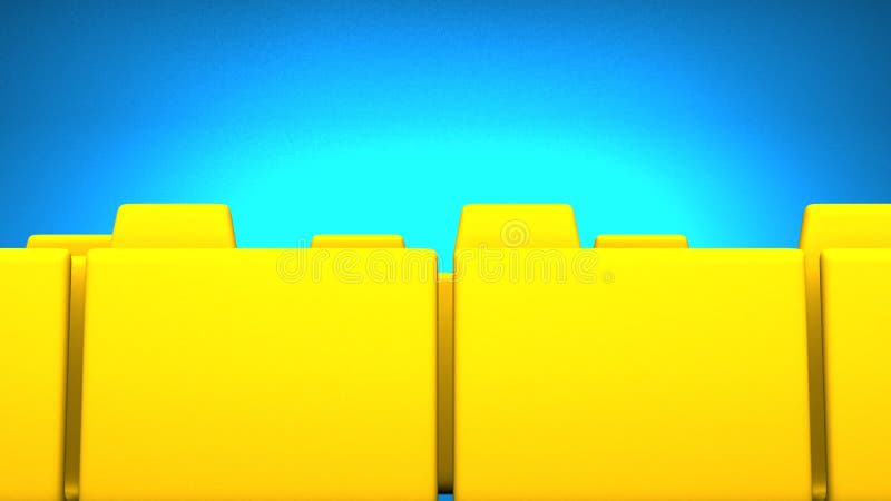 Yellow Folders and Documents on White Background Stock Video - Video of ...