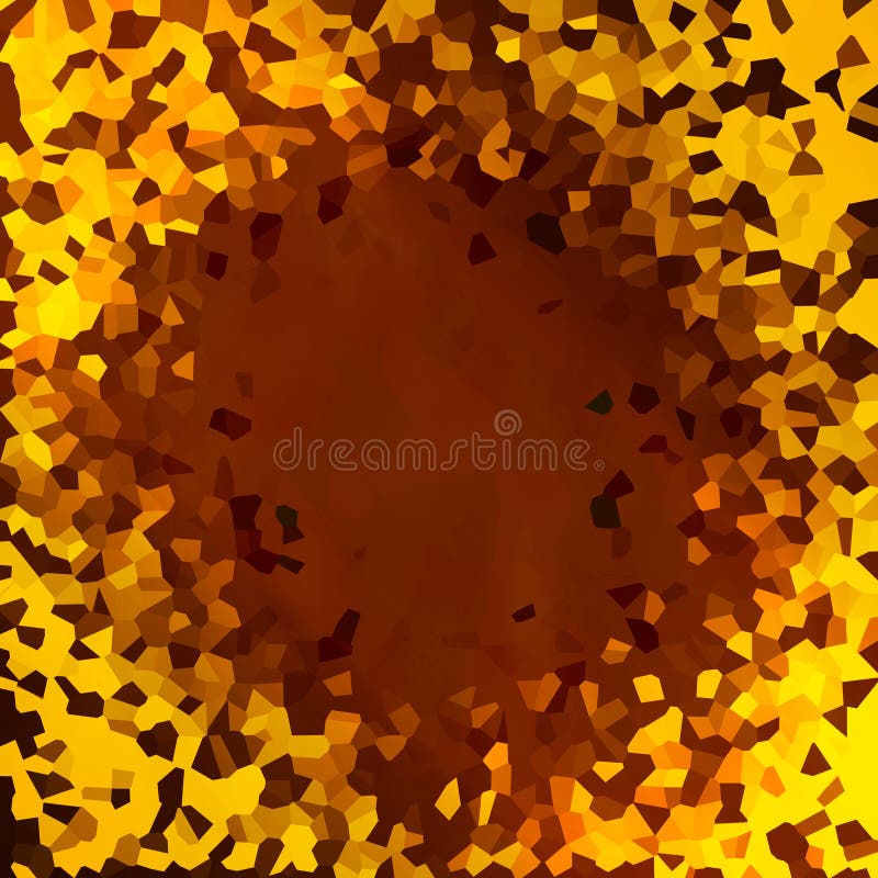 Yellow Frame Patterned Background Stock Illustration - Illustration of ...