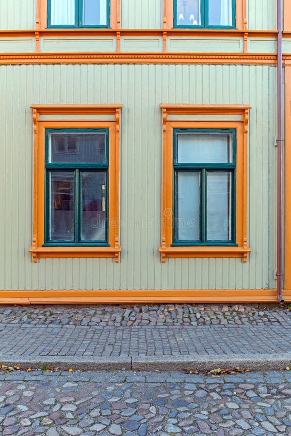 Yellow Frame Window stock image. Image of architecture - 280205339